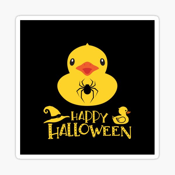 "Spider Duck - Spider Rubber Ducky" Sticker for Sale by DavidsDucks ...