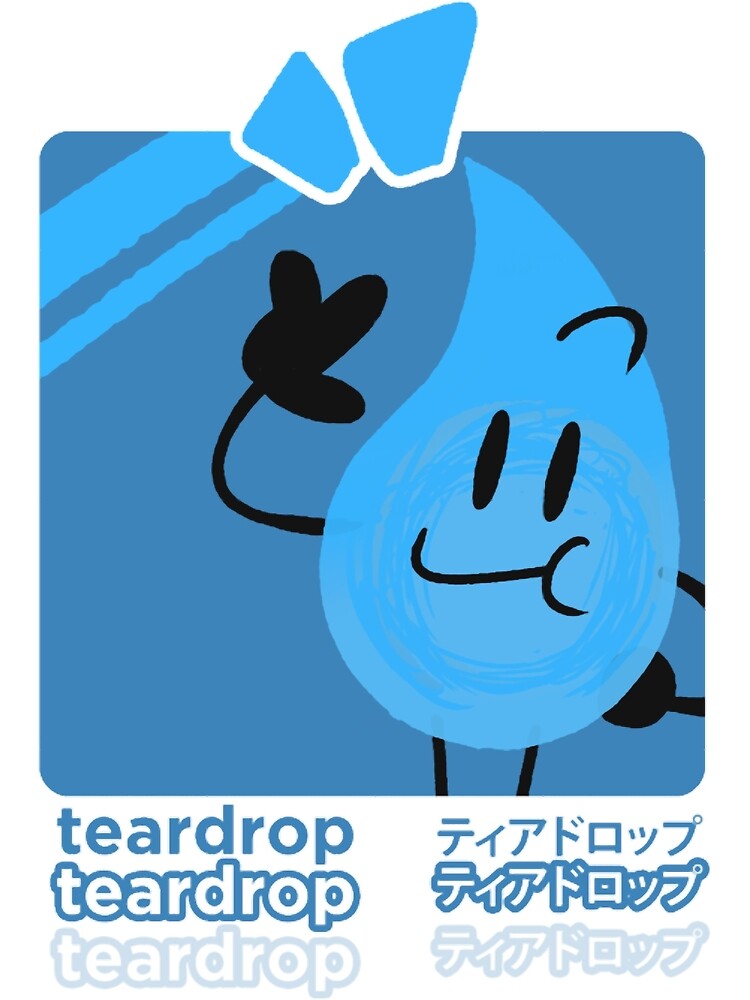 "BFB Teardrop (Aikon Pack)" Greeting Card for Sale by taptheducdi3 ...