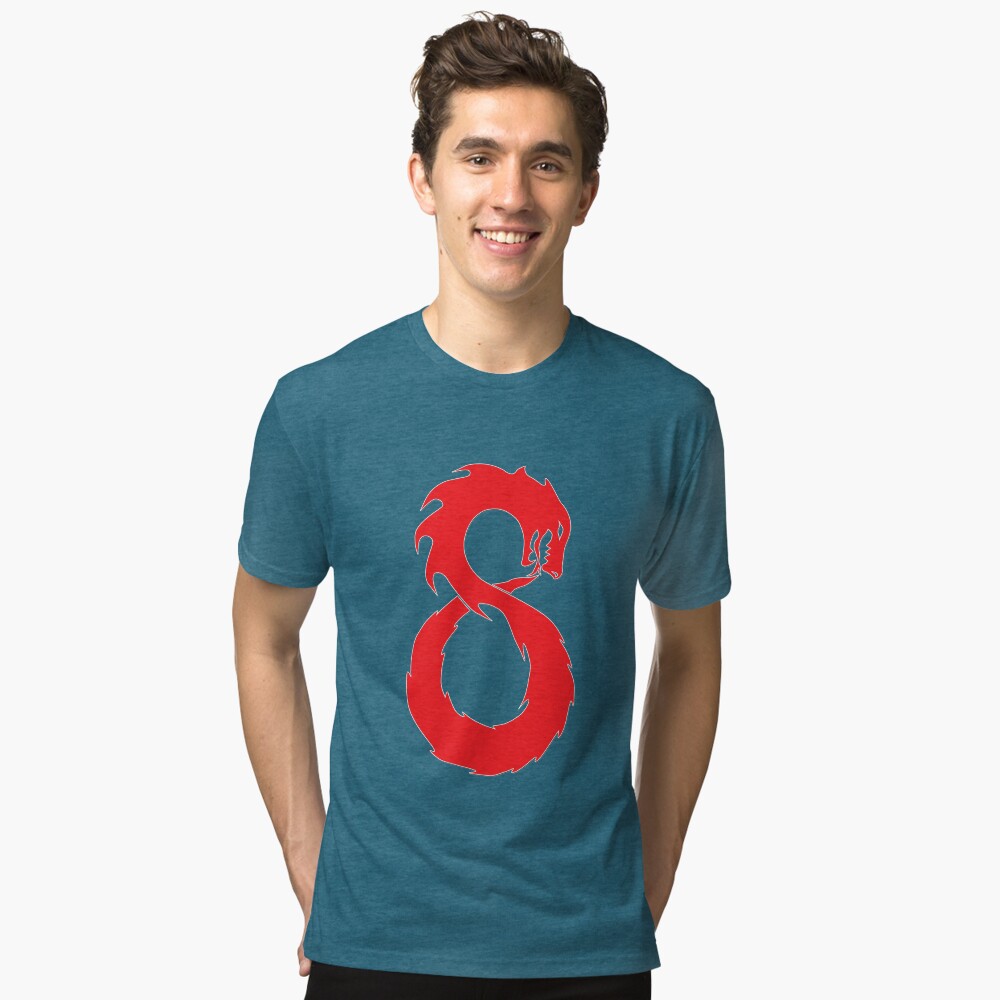 "Lucky Number Eight - The Chinese Infinity Dragon" Sticker for Sale by ...