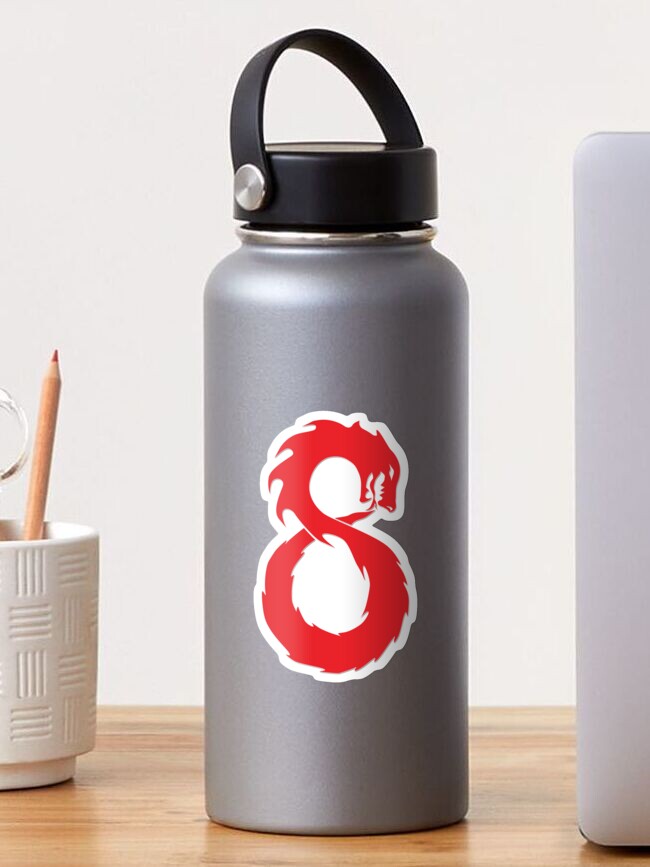"Lucky Number Eight - The Chinese Infinity Dragon" Sticker for Sale by ...
