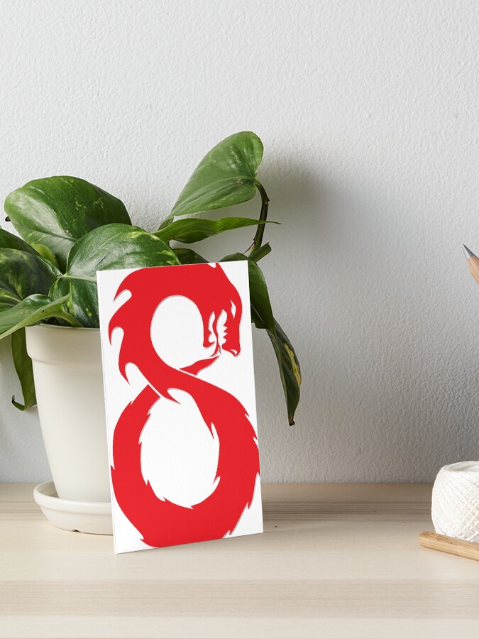 "Lucky Number Eight - The Chinese Infinity Dragon" Art Board Print for ...