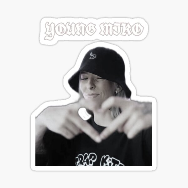 "young miko" Sticker by Mariana H. Pérez | Redbubble