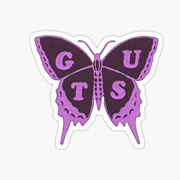 "GUTS butterfly" Sticker for Sale by increpeulous404 | Redbubble