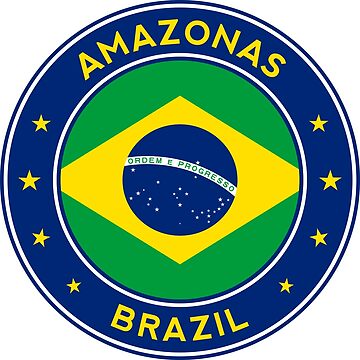 "Amazonas, Brazil" Sticker for Sale by Alma-Studio | Redbubble