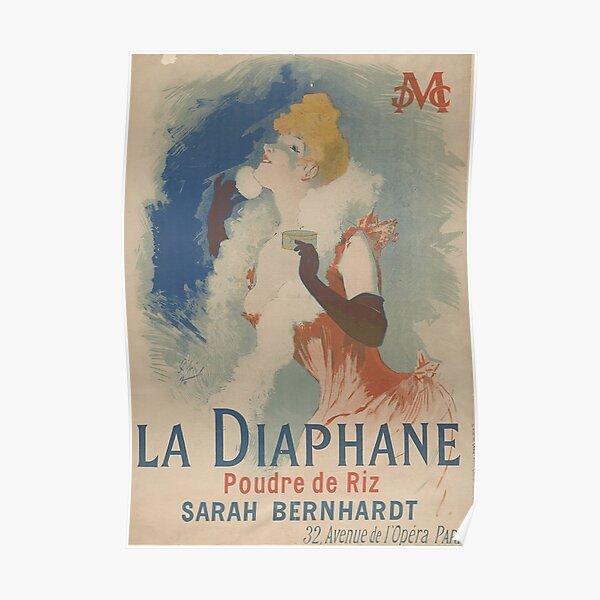 "Jules Chéret, La Diaphane" Poster for Sale by NouveauEra | Redbubble