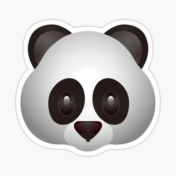 Panda Emoji Stickers | Redbubble