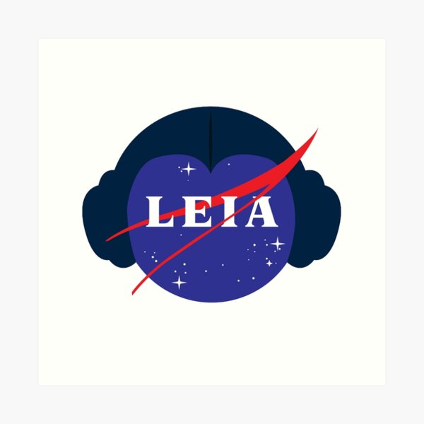"Leia Logo" Art Print by fashionsforfans | Redbubble