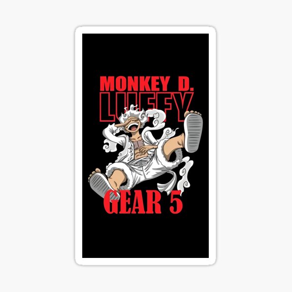 "Luffy Gear 5" Sticker for Sale by timchia83 | Redbubble