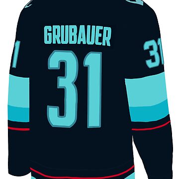 "Philipp Grubauer Jersey" Sticker for Sale by aenewby | Redbubble