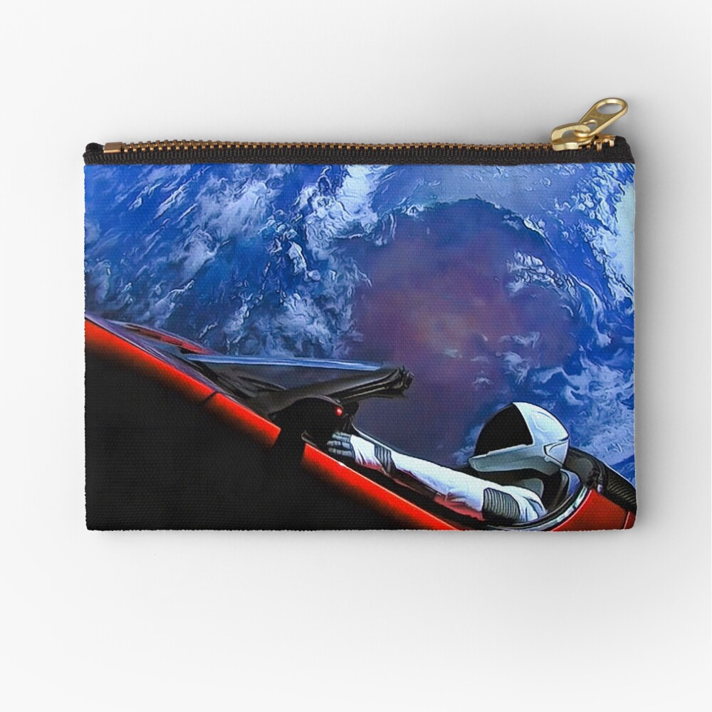 "Tesla in Space with Earth" Poster for Sale by mhfoto | Redbubble