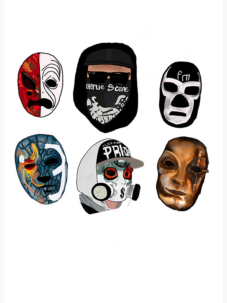 Danny Hollywood Undead Mask Drawing