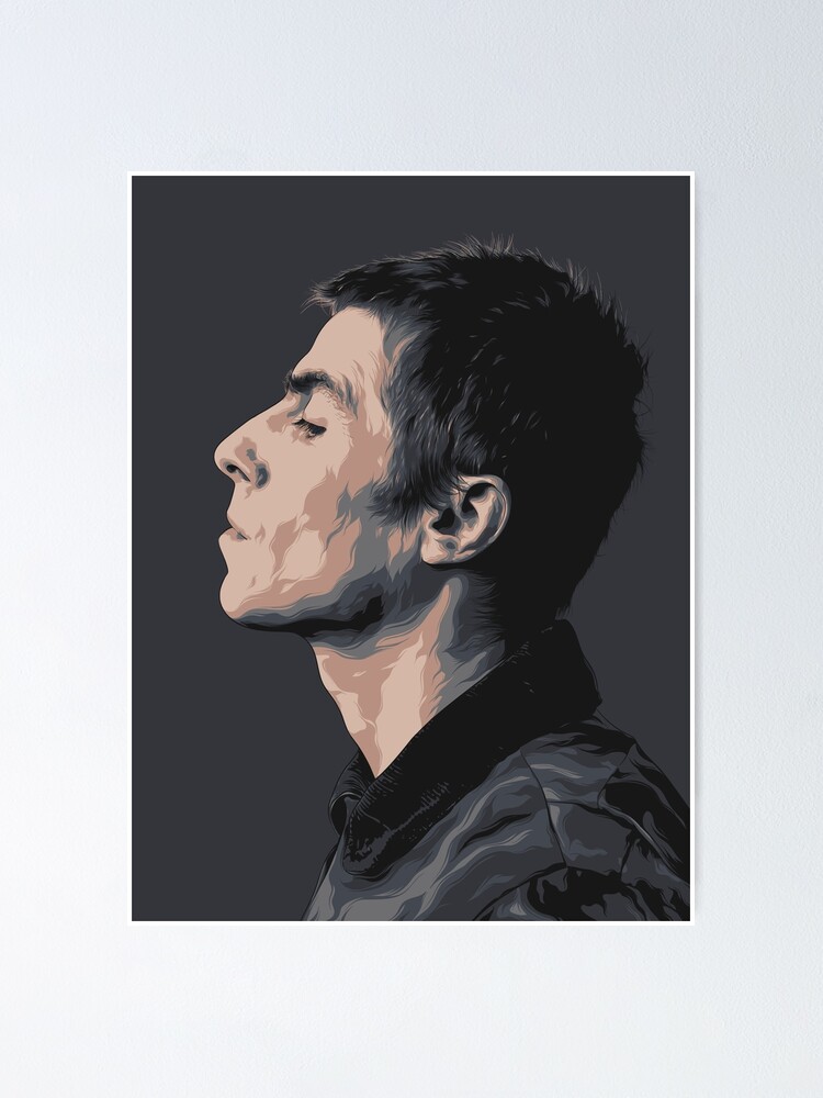 "Liam Gallagher" Poster for Sale by denisosulli | Redbubble