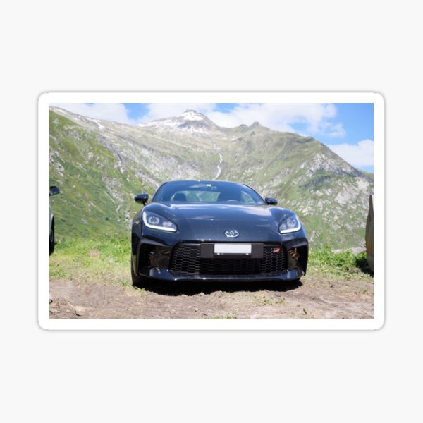 "Toyota GR86 in the swiss alps" Sticker for Sale by AlpineCars | Redbubble