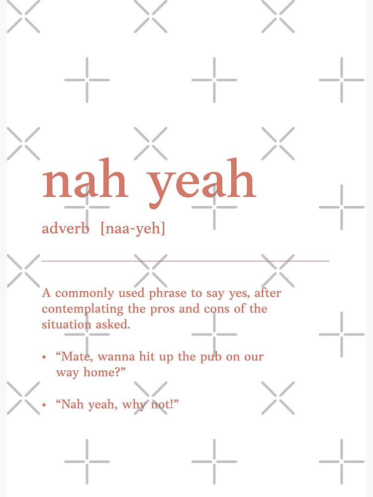 "Nah yeah | Coral text | Funny Australian slang, phrase and humor ...