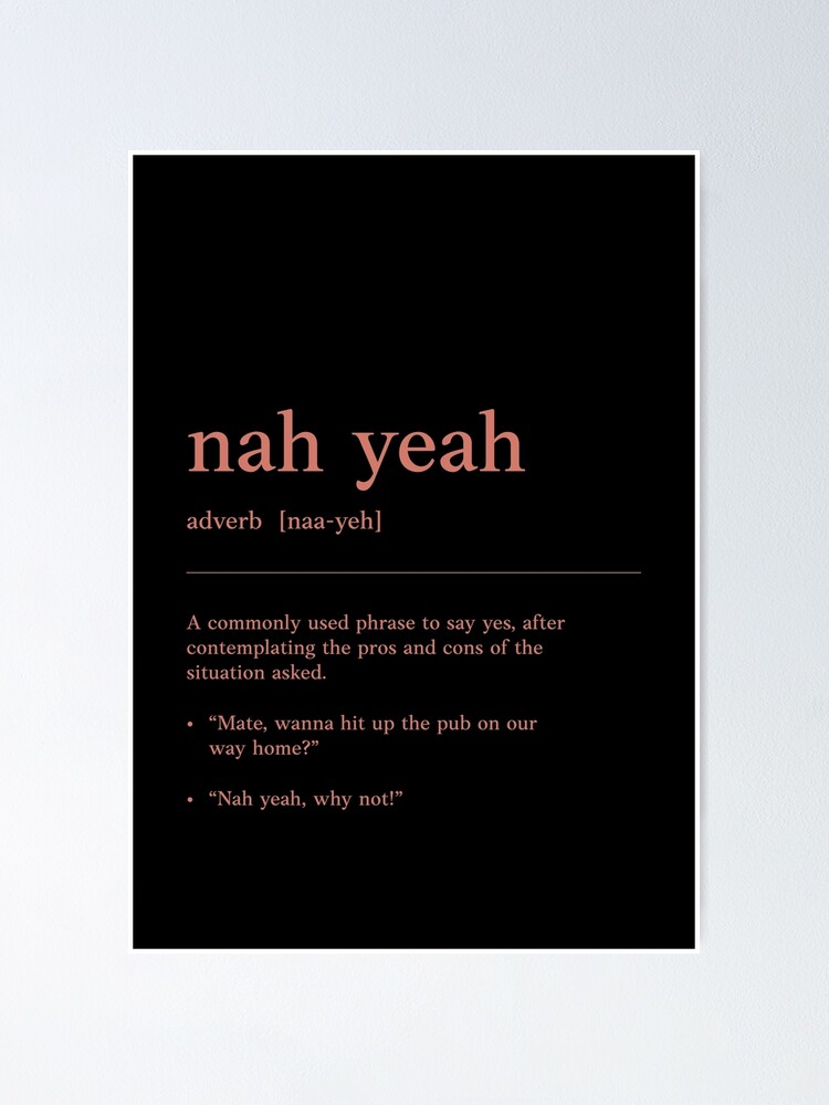 "Nah yeah | Coral text | Funny Australian slang, phrase and humor ...