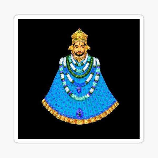 "Khatu shyam ji " Sticker for Sale by The-design24 | Redbubble