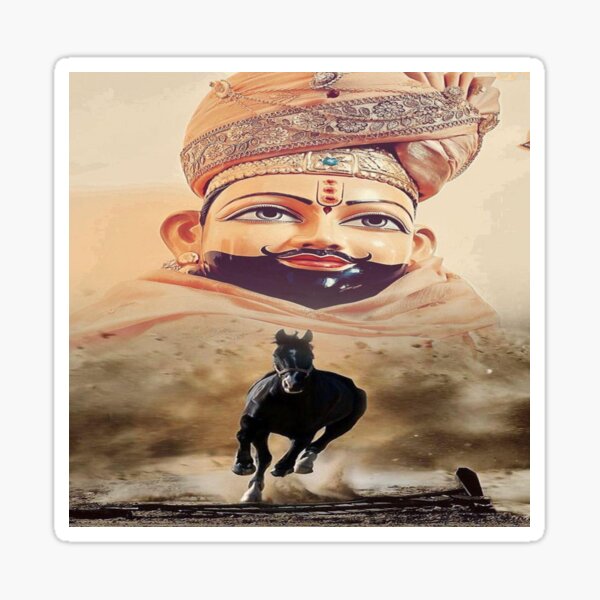"Khatu shyam ji " Sticker for Sale by The-design24 | Redbubble