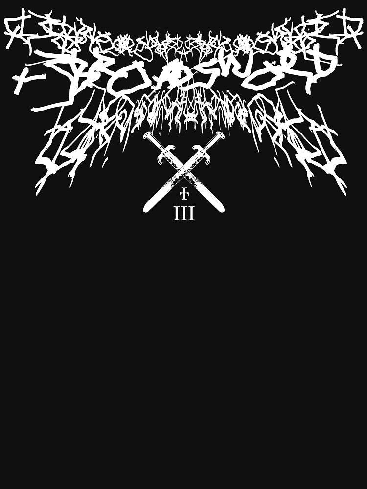 "+3 Broadsword logo" T-shirt by uscds | Redbubble