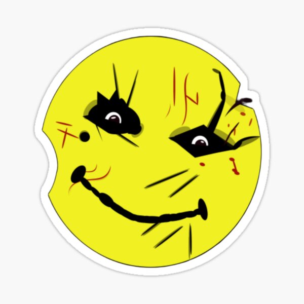 "Manhunt Smiley mask" Sticker by da90bbx | Redbubble