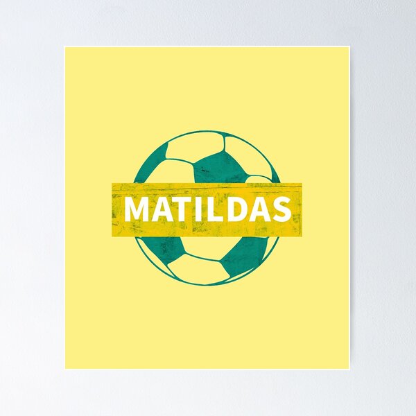 "Matildas Woman Soccer World Cup 2023, Australian Womens Soccer/ Green ...