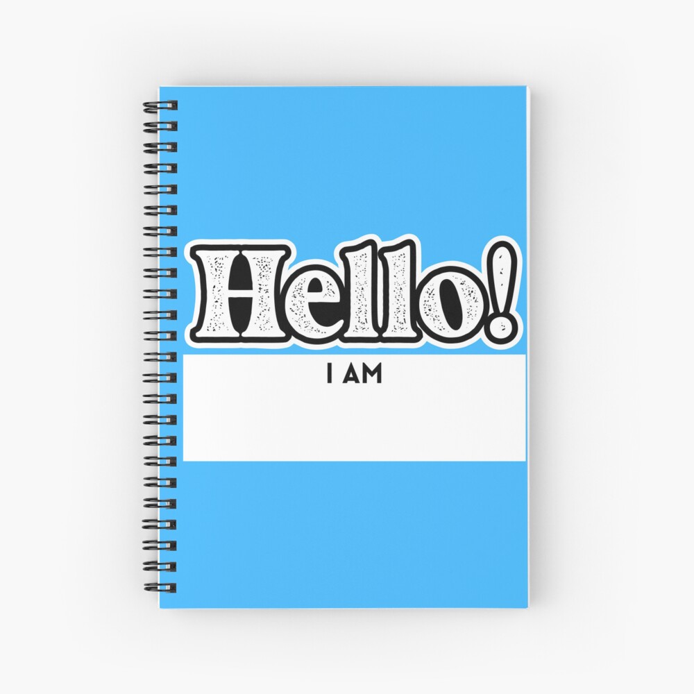 "Hello I am" Sticker for Sale by NikitaSD | Redbubble