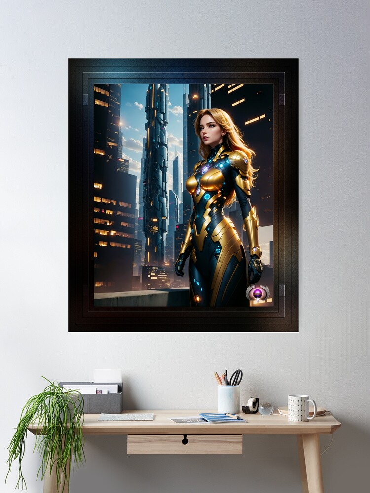 A Cyborg Sentinal Of Braken IV AI Concept Art by Xzendor7 - An Alluring Technological Beauty ...