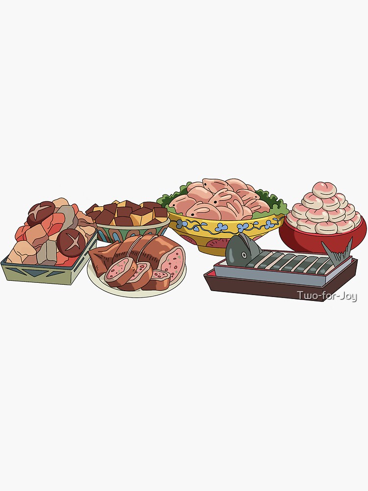 "Feast for no face" Sticker for Sale by Two-for-Joy | Redbubble