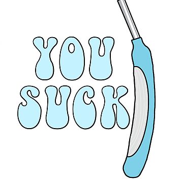 "Purewick You Suck" Sticker for Sale by macychamberlain | Redbubble