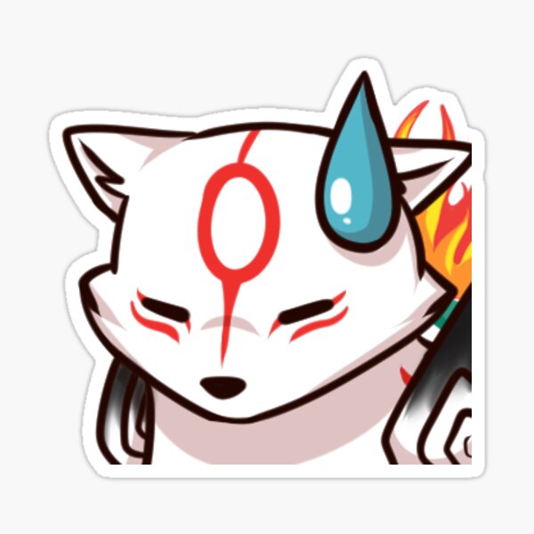 "Amaterasu DROP" Sticker for Sale by NikkiArtzStudio | Redbubble