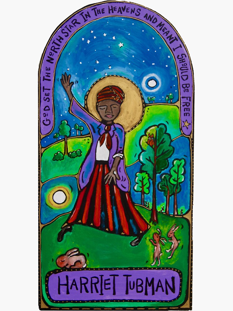 "Harriet Tubman" Sticker for Sale by AbbeyoftheArts | Redbubble