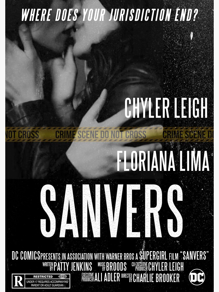 "SANVERS MOVIE POSTER" Sticker for Sale by laurenthomsxn | Redbubble