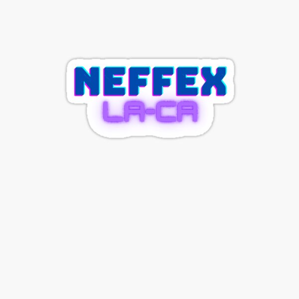 "NEFFEX BLUE LOGO" Sticker for Sale by CandaceHinds | Redbubble