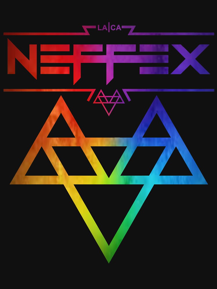 "neffex-rainbow" Essential T-Shirt for Sale by CandaceHinds | Redbubble
