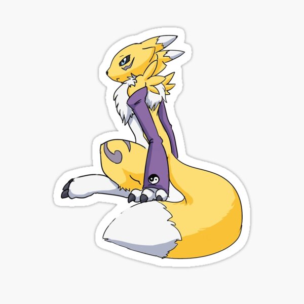 "Renamon Anime, Renamon Manga" Sticker for Sale by krooslistO | Redbubble