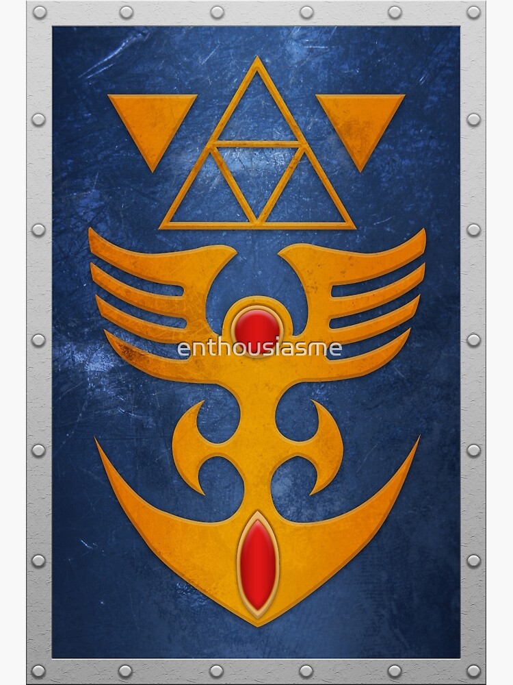 "ALTTP Iron Shield" Poster for Sale by enthousiasme | Redbubble