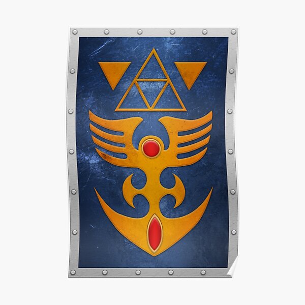 "ALTTP Iron Shield" Poster by enthousiasme | Redbubble