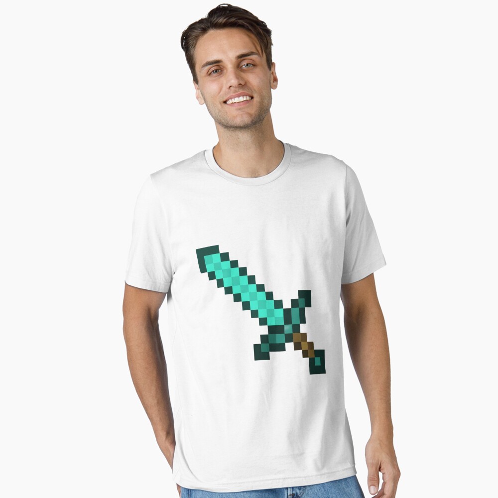 "Elegant Diamond Sword from Minecraft" Sticker by EnzoIgn | Redbubble