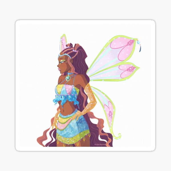 "Aisha Enchantix" Sticker for Sale by IridescentTides | Redbubble