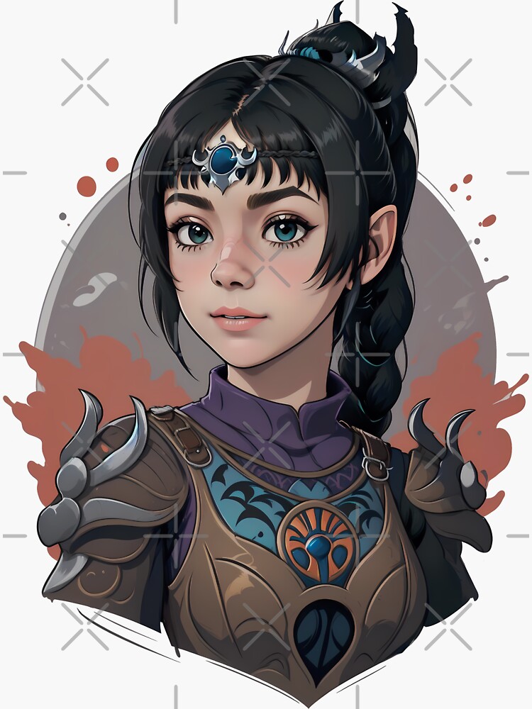 "Baldur's Gate 3: Shadowheart" Sticker for Sale by DarkCaldera | Redbubble