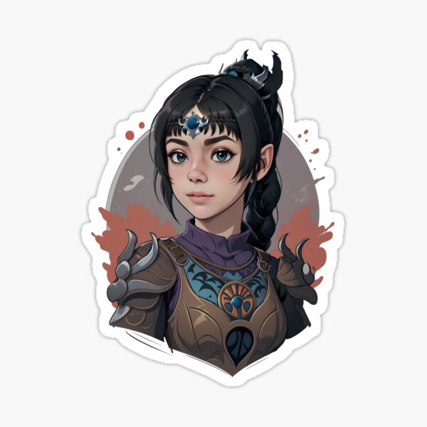 "Baldur's Gate 3: Shadowheart" Sticker for Sale by DarkCaldera | Redbubble