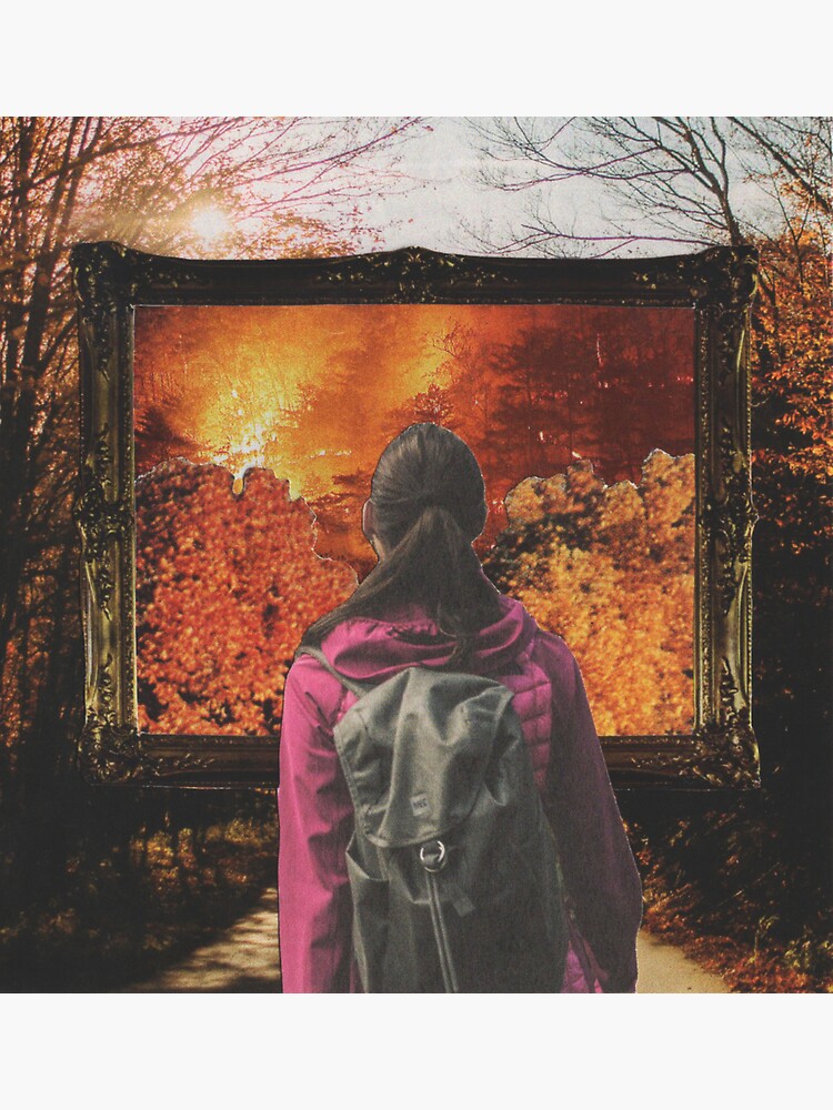 "autumn haze" Sticker for Sale by charzarts | Redbubble