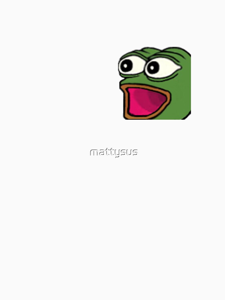 "POGGERS Twitch Emote" T-shirt for Sale by mattysus | Redbubble ...