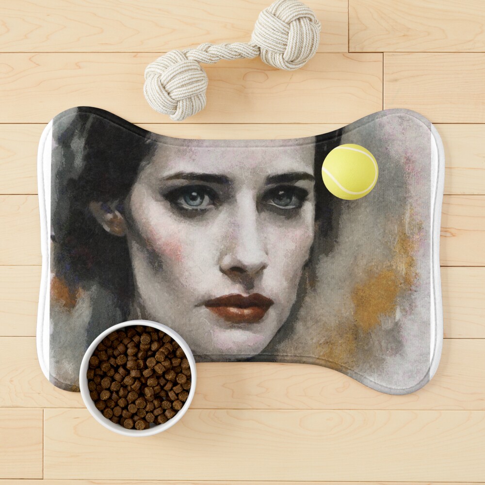 "digital portrait of Eva Green" Sticker for Sale by bogfl | Redbubble