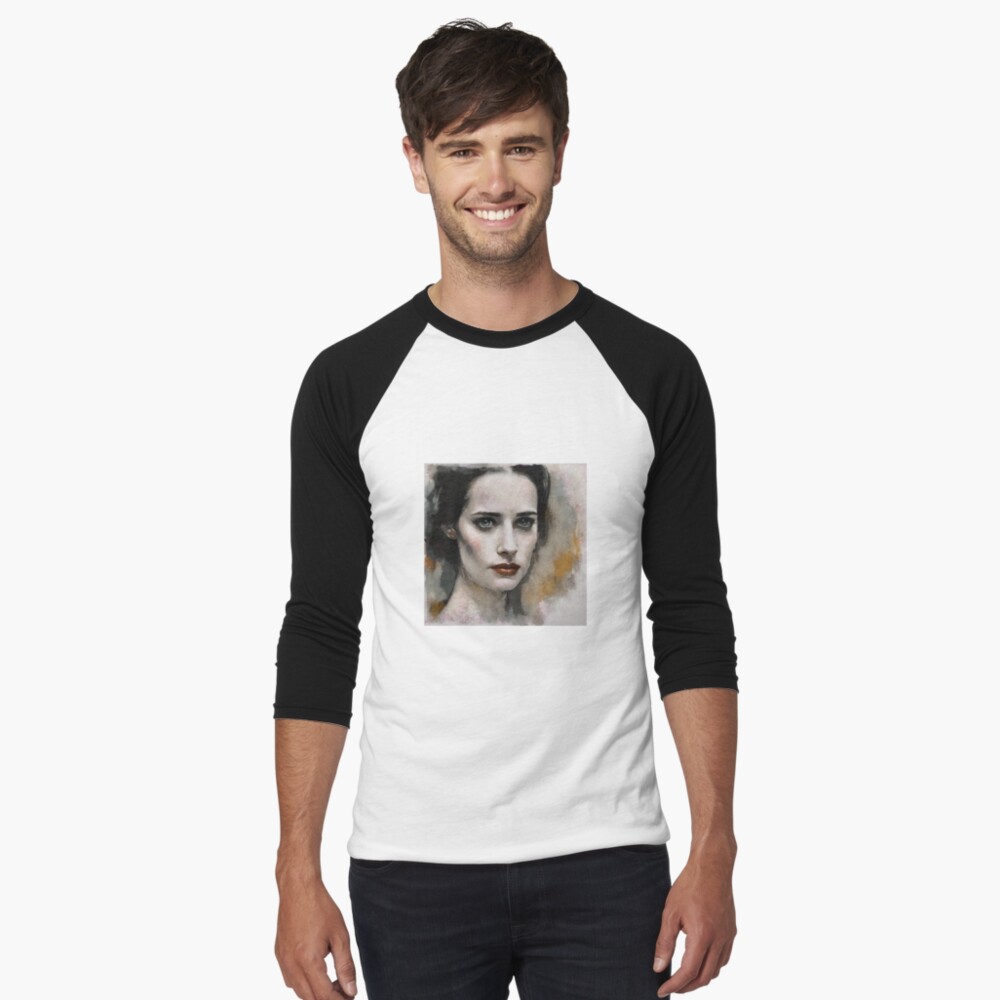 "digital portrait of Eva Green" Sticker for Sale by bogfl | Redbubble
