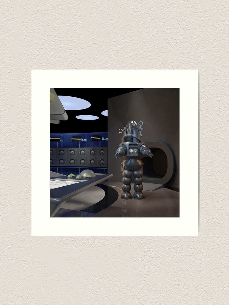 "Forbidden Planet, Robby the Robot, original new design poster" Art ...