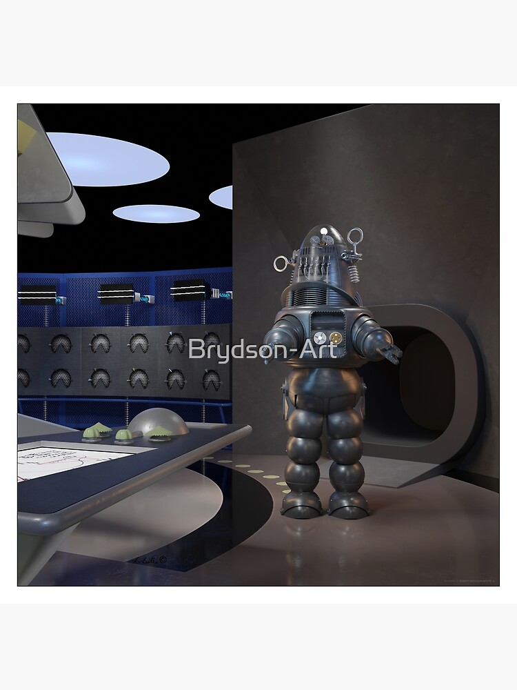 "Forbidden Planet, Robby the Robot, original new design poster" Art ...