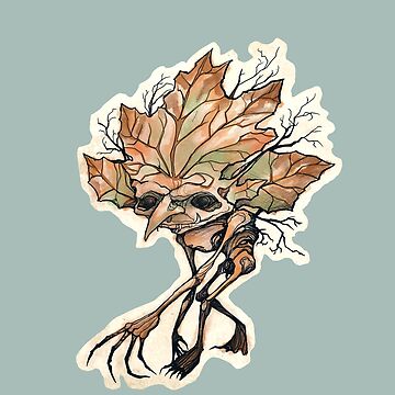 "Autumn Sprite" Sticker for Sale by EmperorZombeee | Redbubble