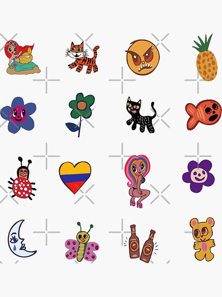 "Karol G Sticker Bundle" Sticker by 808vibez | Redbubble
