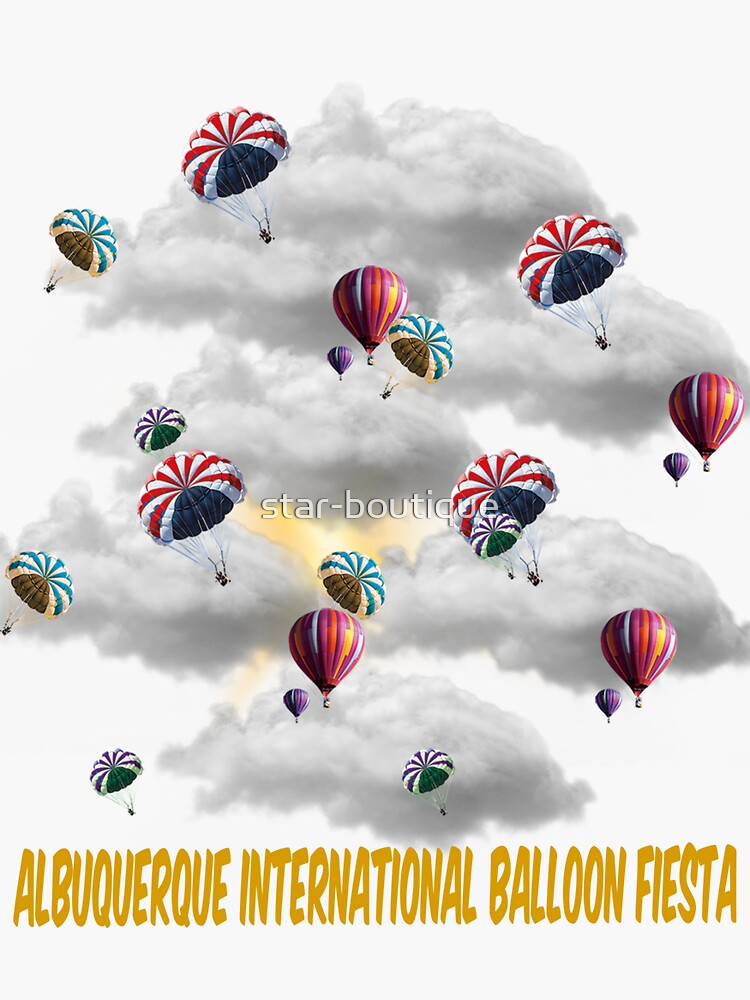 "Albuquerque New Mexico Hot Air Balloon Fiesta " Sticker for Sale by ...
