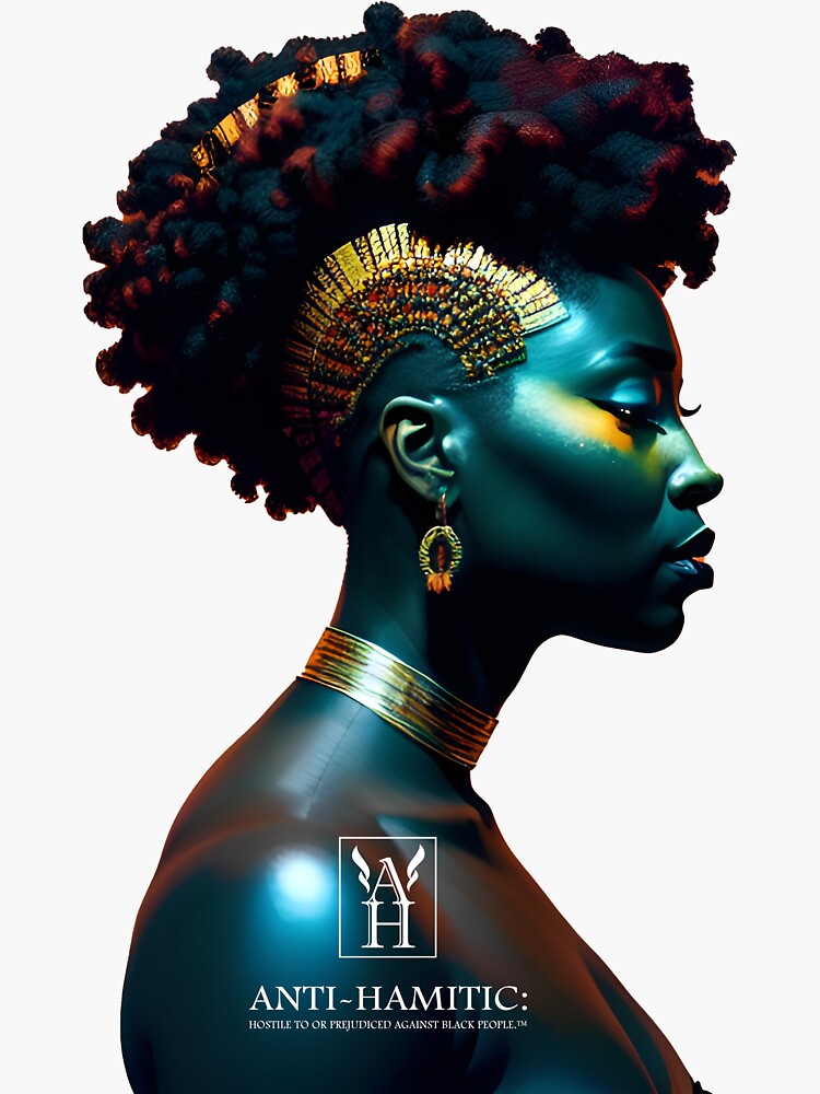 "Regal Radiance" Sticker for Sale by Anti-Hamitic | Redbubble